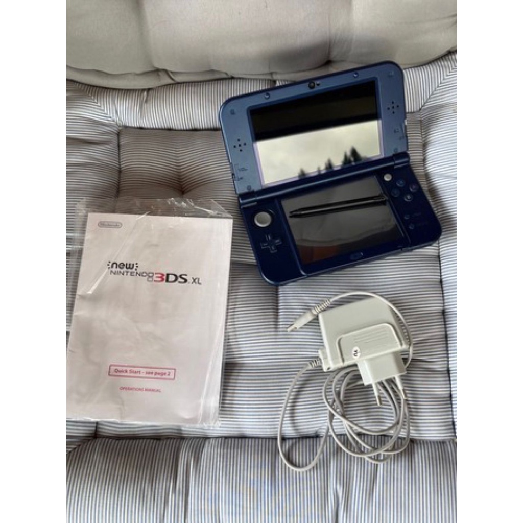 Nintendo 3ds XL Azul Metálico Original Kit com Jogo e case - Escorrega ...