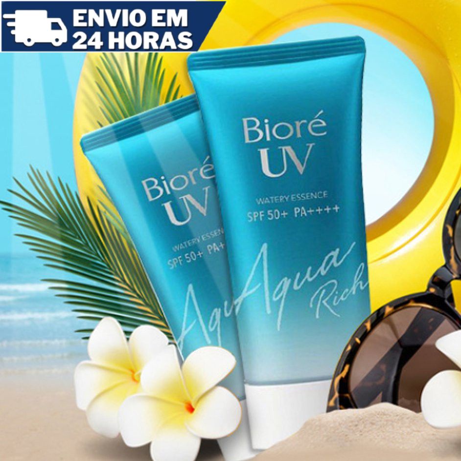 Biore Protetor Solar Uv Aqua Rich Watery Gel Spf50 Hidratante Unissex ...