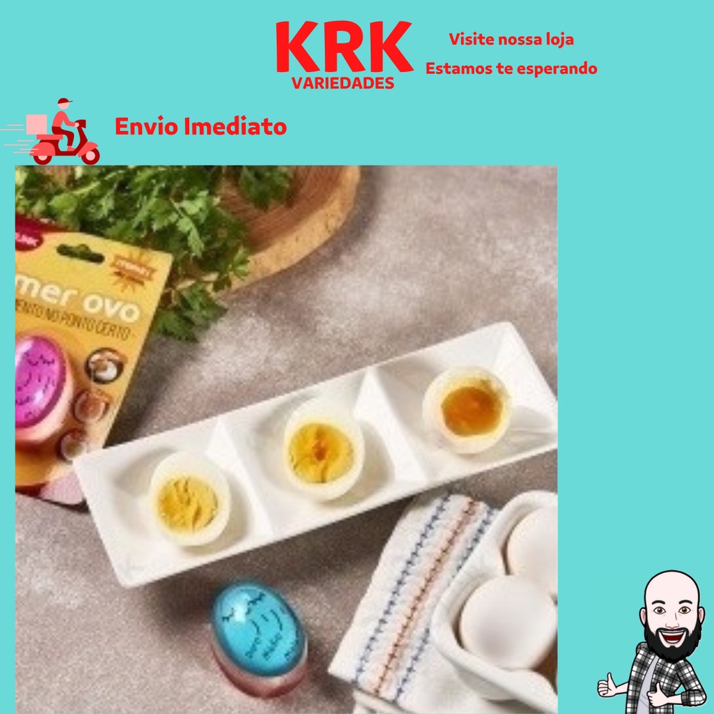 Timer Ovo Cozido No Ponto Certo Ovo Mollet Temporizador krk | Shopee Brasil