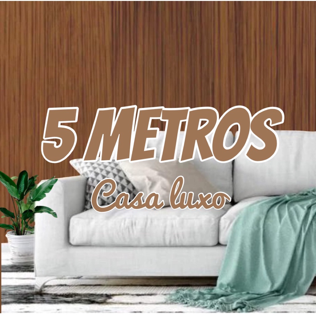 Papel De Parede Madeira Mel 5 Metros X 45cm Auto Adesivo Shopee Brasil
