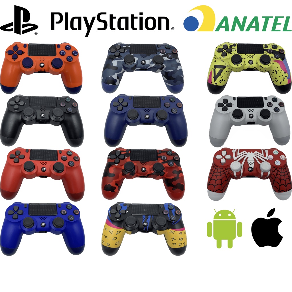 Controle DualShock 4 Com Ampla Compatibilidade Produto com Selo Anatel ...