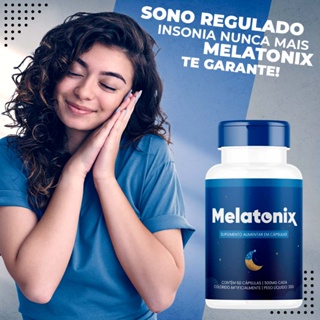 3 Unidades - Melatonix Suplemento Alimentar - 60 Caps | Shopee Brasil