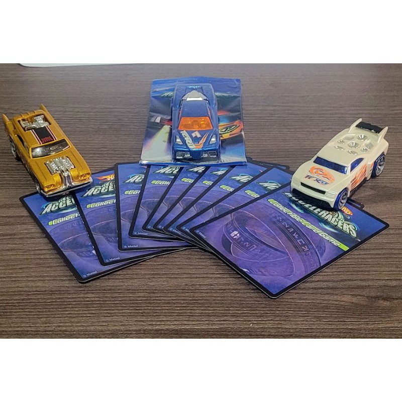 Hot Wheels Acceleracers Reverb/jack Hammer/bassline + Cartas ...