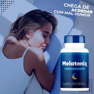 3 Unidades - Melatonix Suplemento Alimentar - 60 Caps | Shopee Brasil