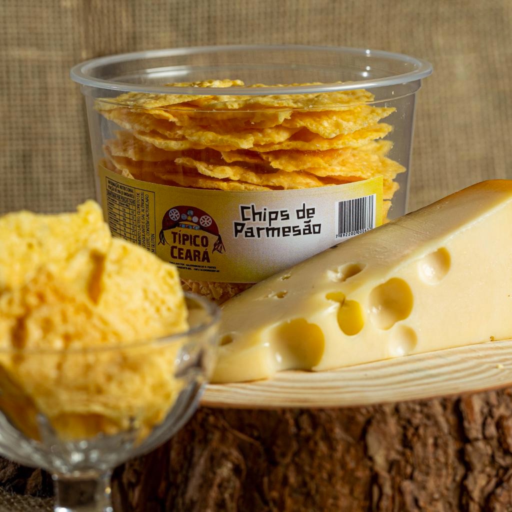 Chips de Queijo Parmesão - Premium - Típico Ceará - Escorrega o Preço