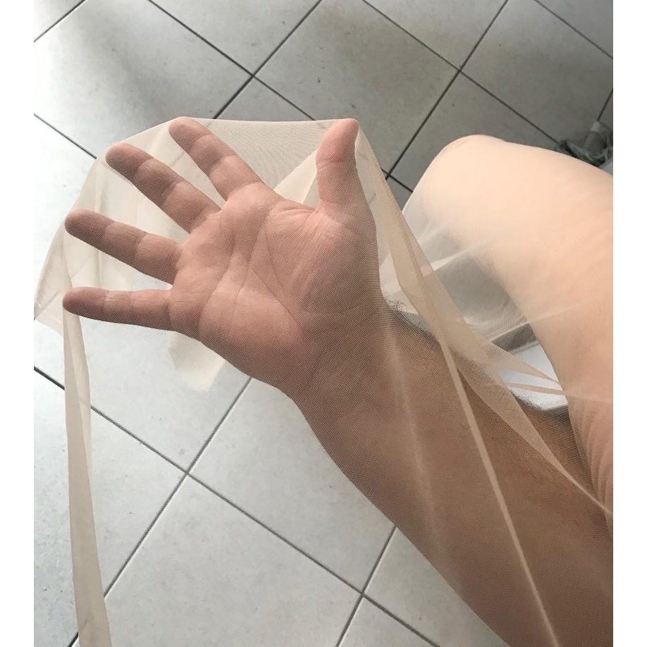 Tecido Tule Transparente - 1 Metro | Shopee Brasil