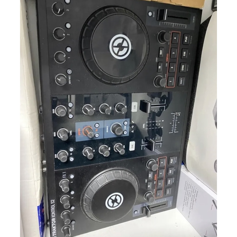 Novo Native Instruments Traktor Kontrol S2 DJ Controller Audio USB Mixer Black | Shopee Brasil