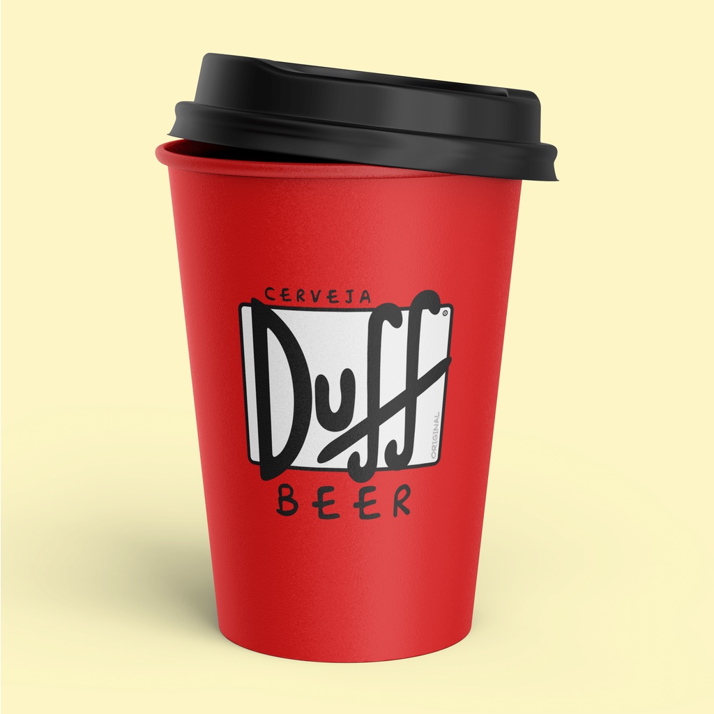Copo Eco Bucks Duff Bear - Simpsons | Shopee Brasil