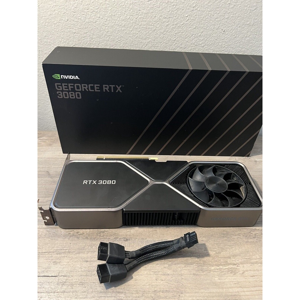 NVIDIA GeForce RTX 3080 Founders Edition 10GB GDDR6X Graphics Card ...