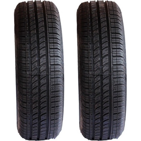 Kit Com 2 Pneu 205/65r15 Remold Com Borracha Vipal | Shopee Brasil