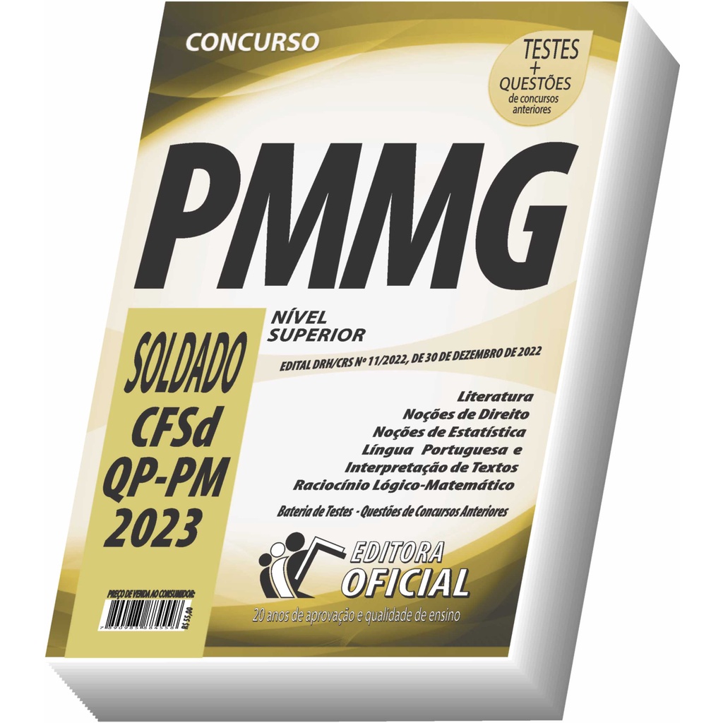 Apostila PM-MG - Soldado (CFSd-QPPM) | Shopee Brasil