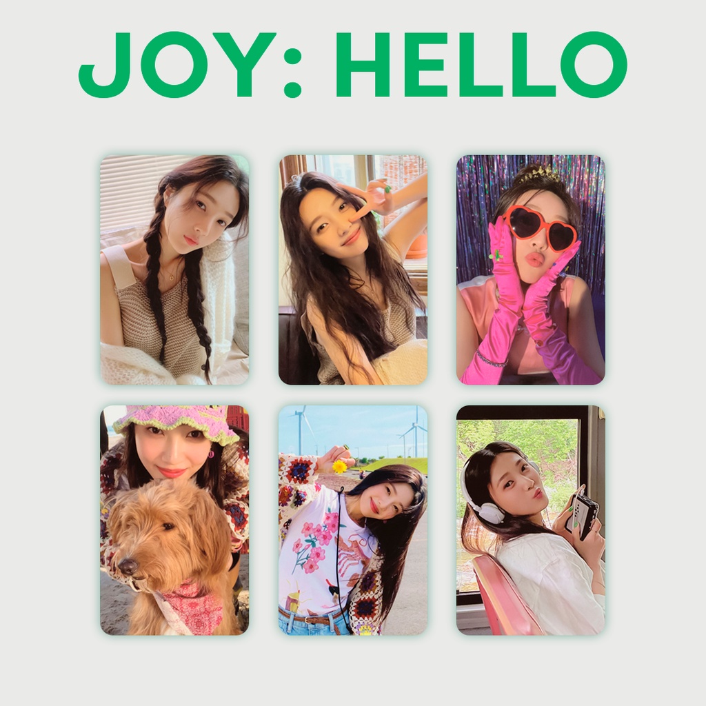 Red Velvet Joy ‘Hello’ Photocard Fanmade (Leia a descrição) | Shopee Brasil