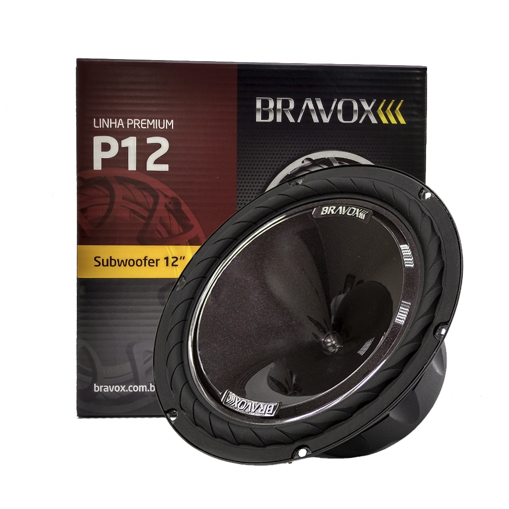 Alto-Falante P12X-D4 Subwoofer 12" 220W RMS Bravox | Shopee Brasil