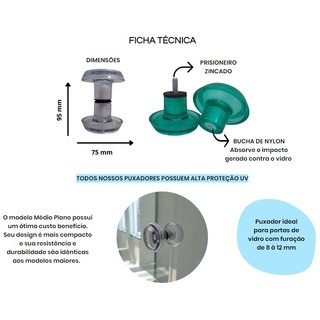 Puxador em Resina Resistente a UV - Puxador que brilha no escuro ...