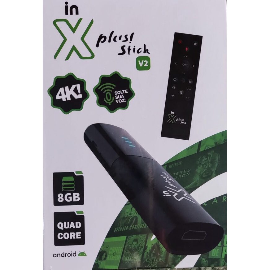 Tv X Plus . A Stick Queridinha do Brasil In V2 com comando de voz ...