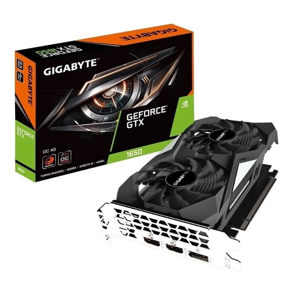 Placa de vídeo Nvidia Gigabyte GeForce GTX 16 Series GTX 1650 GV ...