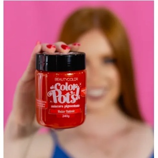 Beautycolor Mascara Pigmentante Color Pots Ruivo Valente 240g | Shopee ...