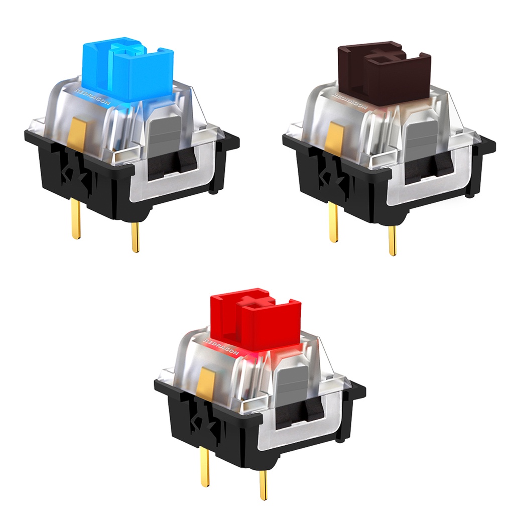 Switch REDRAGON MX Teclado Mecânico - Azul - Marrom - Vermelho - Linear ...