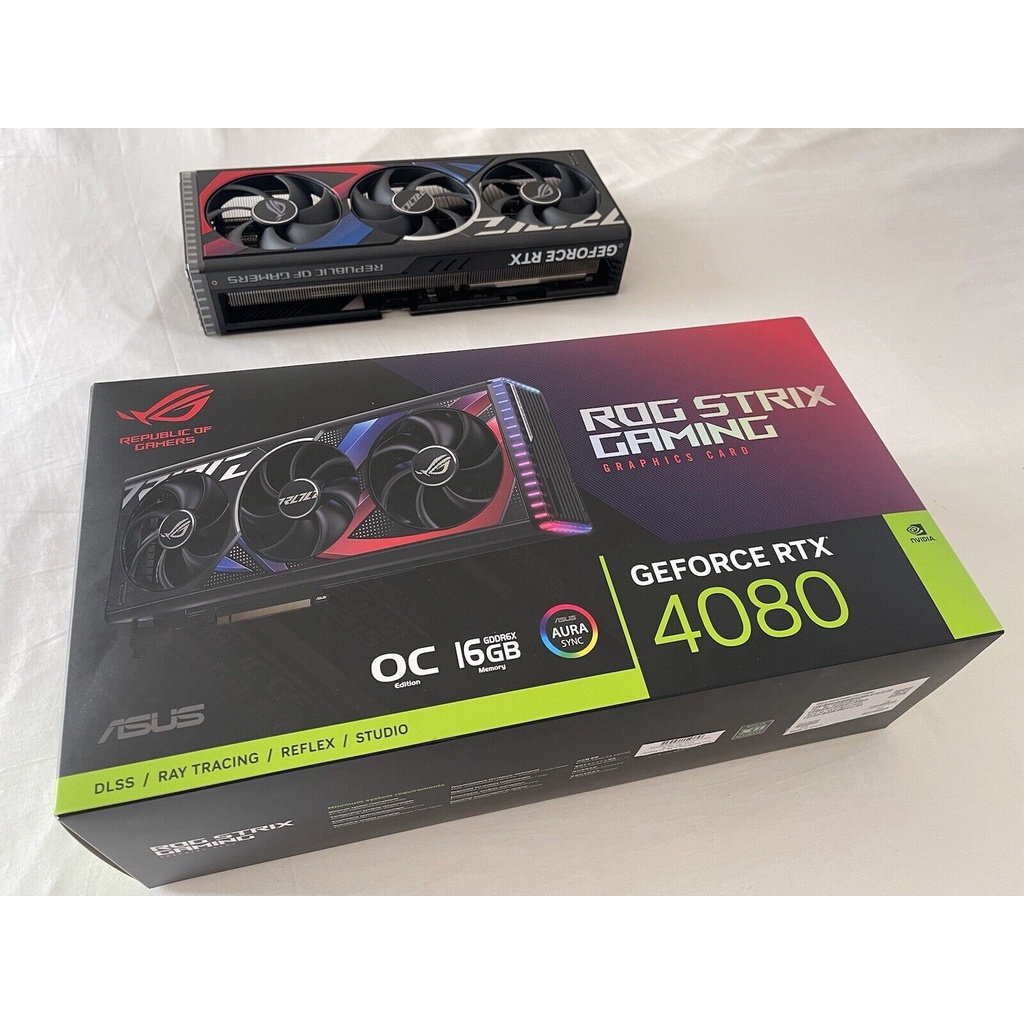 ASUS ROG STRIX NVIDIA GeForce RTX 4080 OC Edição 16gb GDDR6X Cartão De ...