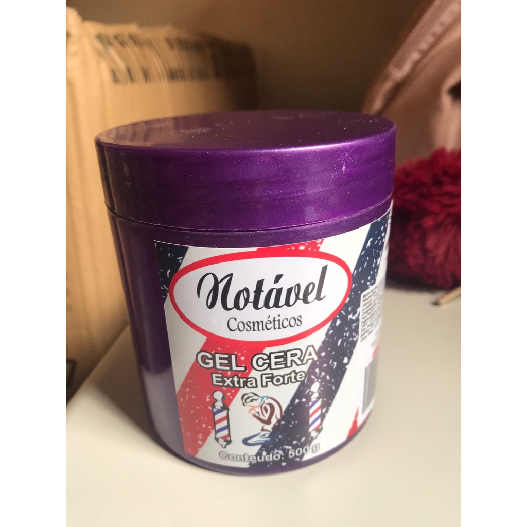 GEL CERA EXTRA FORTE NOTAVEL 500G | Shopee Brasil