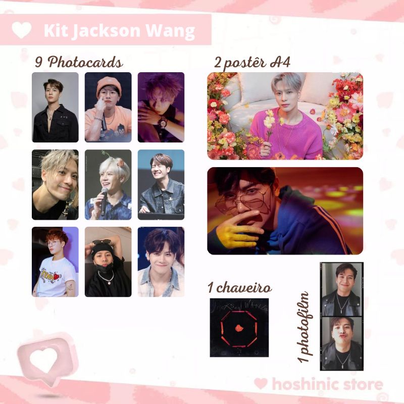 Kit Jackson Wang | Shopee Brasil
