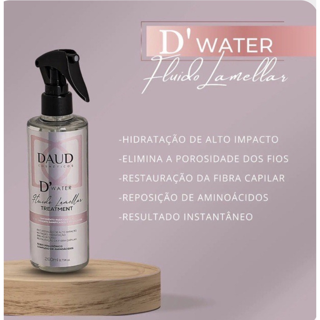 Fluido lamellar daud cosmeticos 260ml | Shopee Brasil