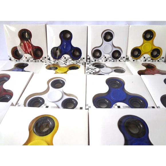 Fidget Spinner Metalizado Importado em Caixa Decorada | Shopee Brasil
