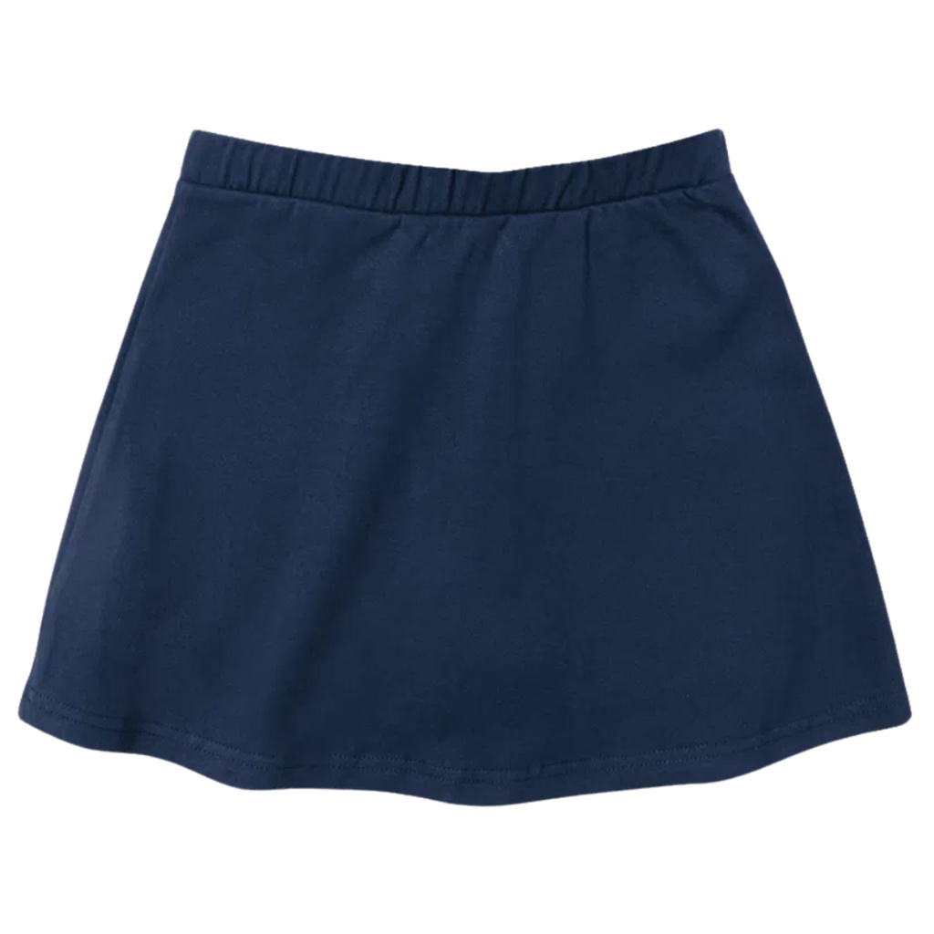 Uniforme Escolar Short Saia Menina Helanca Elanca Azul Marinho | Shopee ...