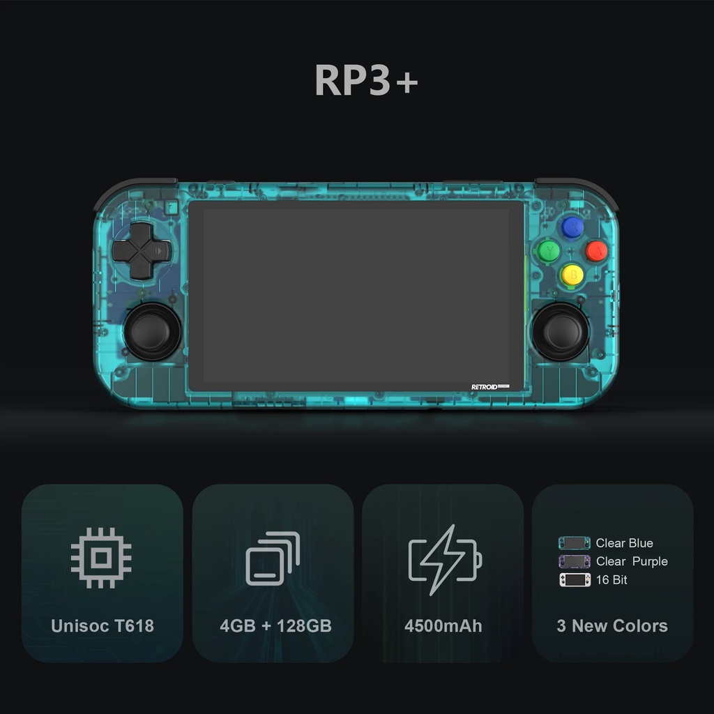 Retroid Pocket 3+ Handheld Retro Gaming System - Escorrega o Preço