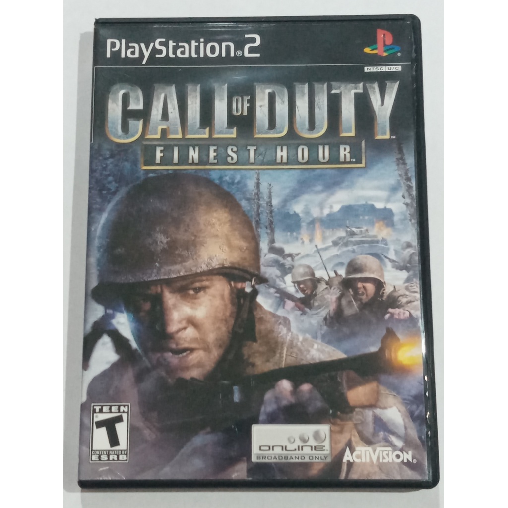 Call Of Duty Finest Hour P/ Playstation 2 Ps2 Original | Shopee Brasil