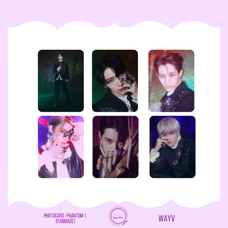 Wayv Photocard fanmade (Phantom) | Shopee Brasil