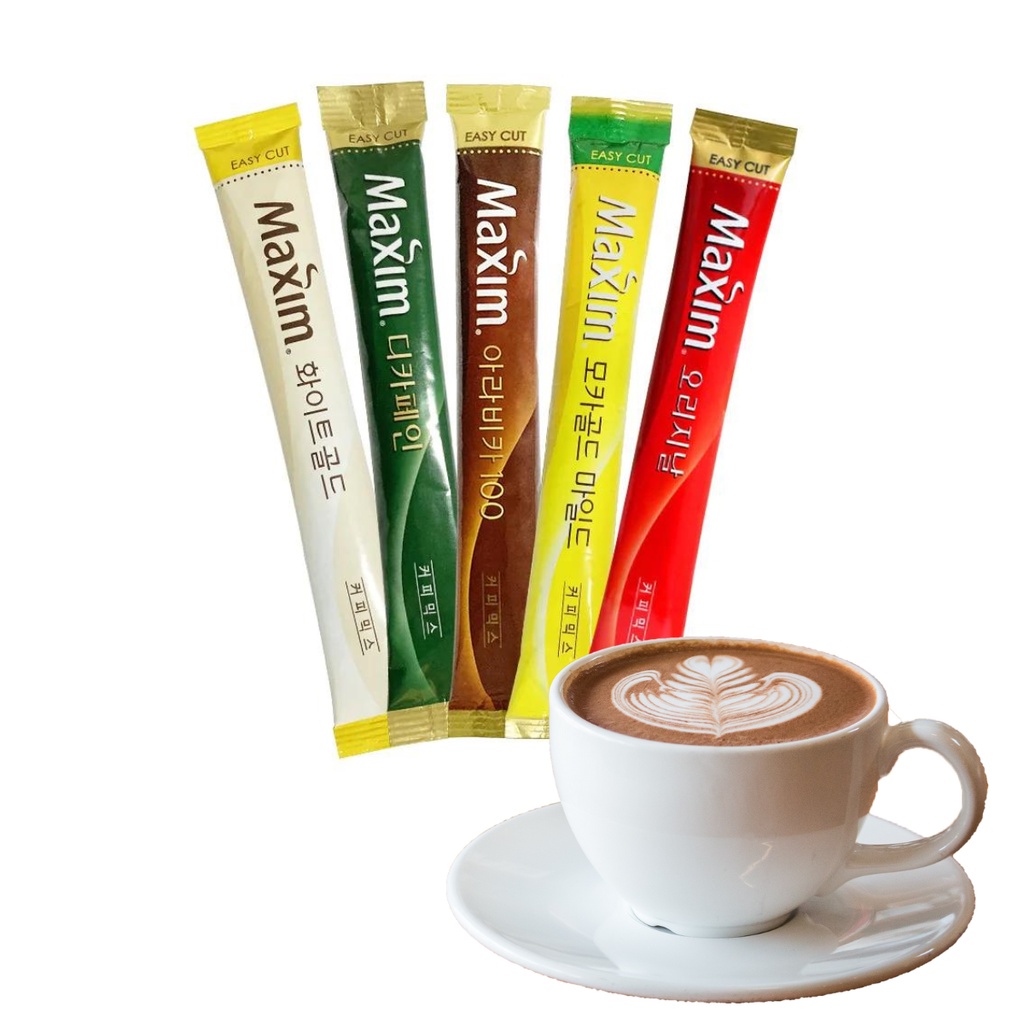 Café Coreano Pronto Soluvel Sache Coffee Varios Sabores | Shopee Brasil