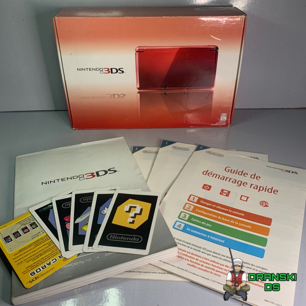 Caixa Nintendo 3DS Red Vermelho | Shopee Brasil