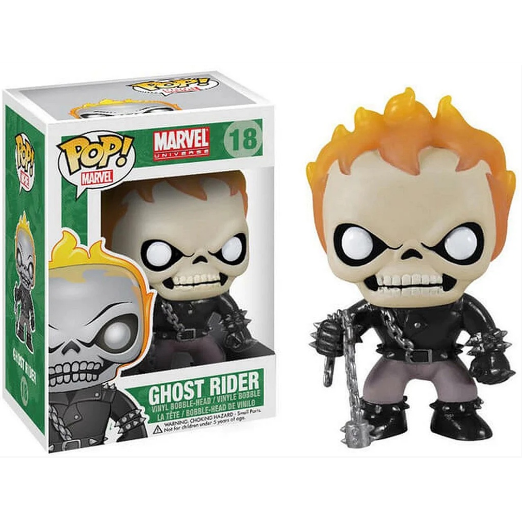 Ghost Rider 18 Funko Pop Original Marvel Motoqueiro Fantasma | Shopee ...