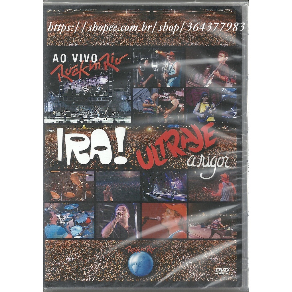 DVD Ira! E Ultraje A Rigor - Ao Vivo (Rock In Rio) | Shopee Brasil