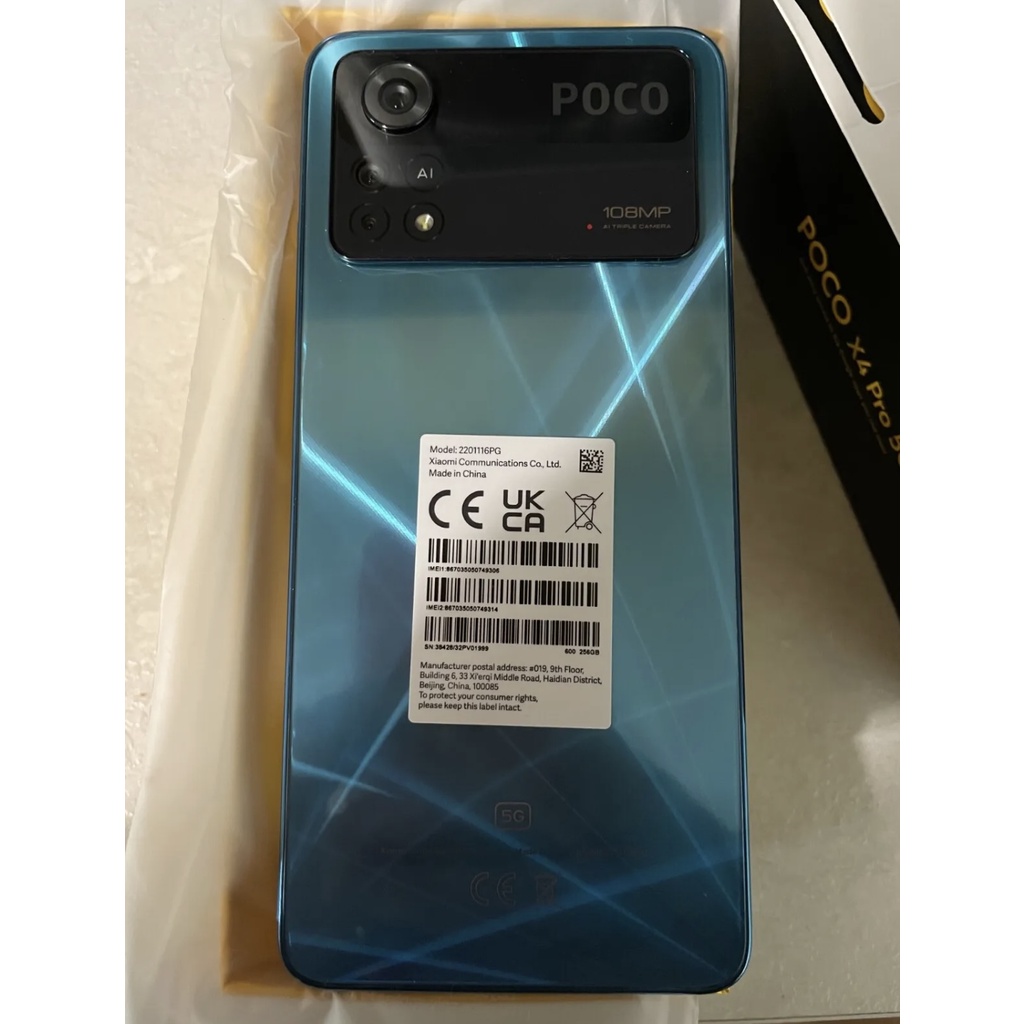 XIAOMI POCO X4 PRO 5G 8GB 256GB LASER BLUE - 120hz Screen Unlocked 67w Charge | Shopee Brasil