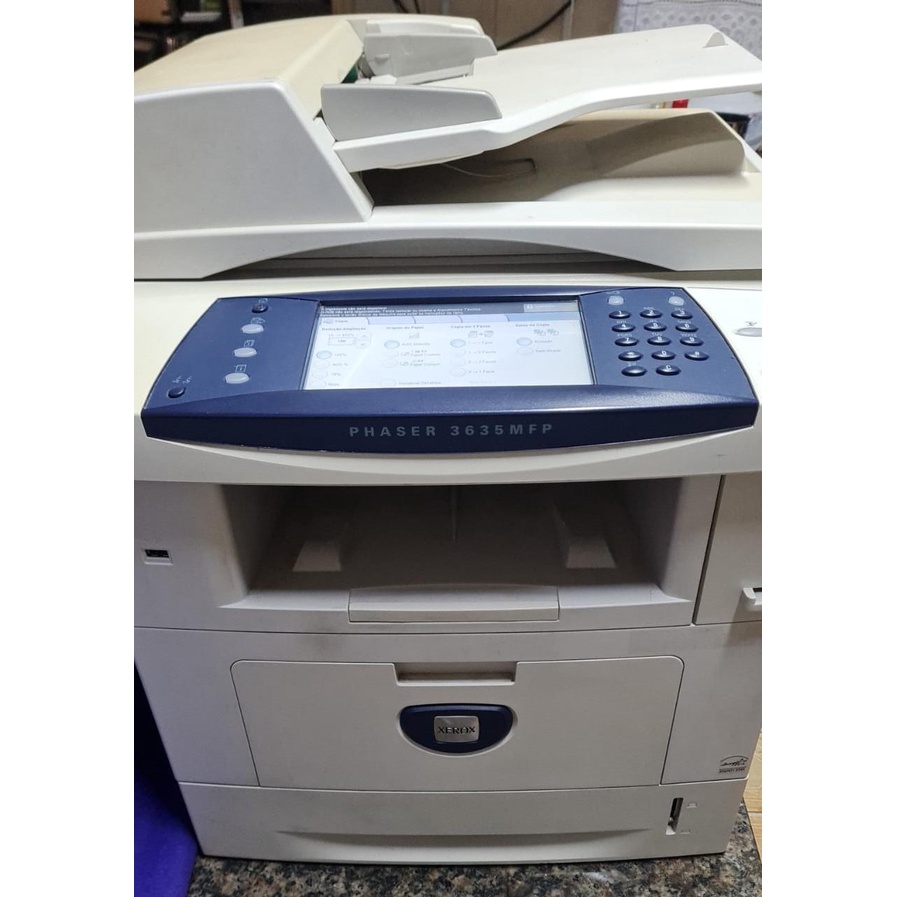 Multifuncional Xerox Phaser 3635 Mfp Usada Leia Shopee Brasil