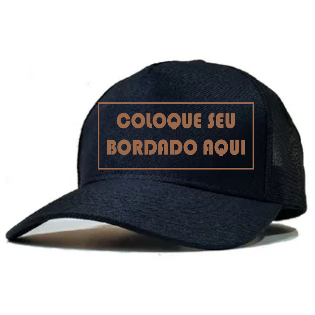 Boné Bordado Personalizado, Coloque Sua Arte No Seu Boné. - Corre Que ...