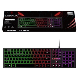 Teclado gamer zone barato com iluminação Led RGB - Teclado com Fio USB ...