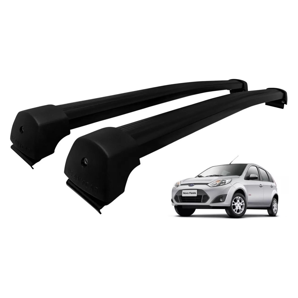 Rack de Teto Ford Fiesta Rocam 2003 a 2016 Alumínio Heavy Car Sport ...