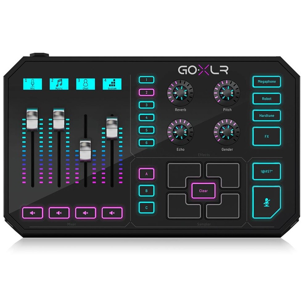 GoXLR Mixer Helicon Gaming - Mesa, Sampler e Processador de Voz e ...
