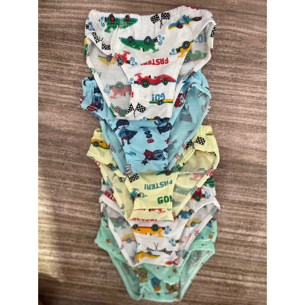 Kit 15 Cueca Infantil P M G 100% Algodao Cueca de Menino Cuequinha ...