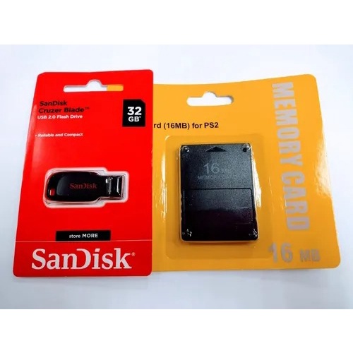 Memory Card 16 mb Com Opl Atualizado + Ulaunchel + Pendriver - Desconto ...