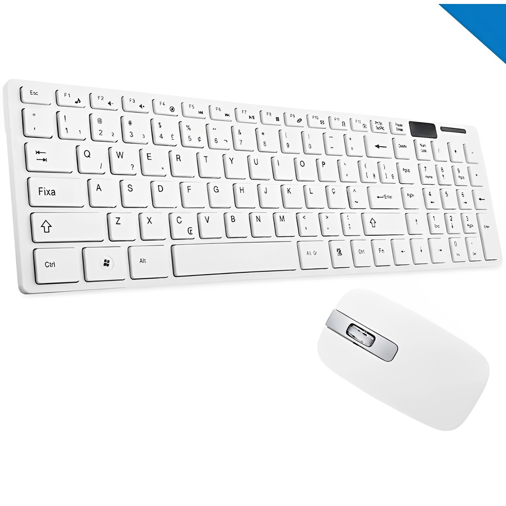 Kit Teclado e Mouse sem Fio - lindo e moderno | Shopee Brasil