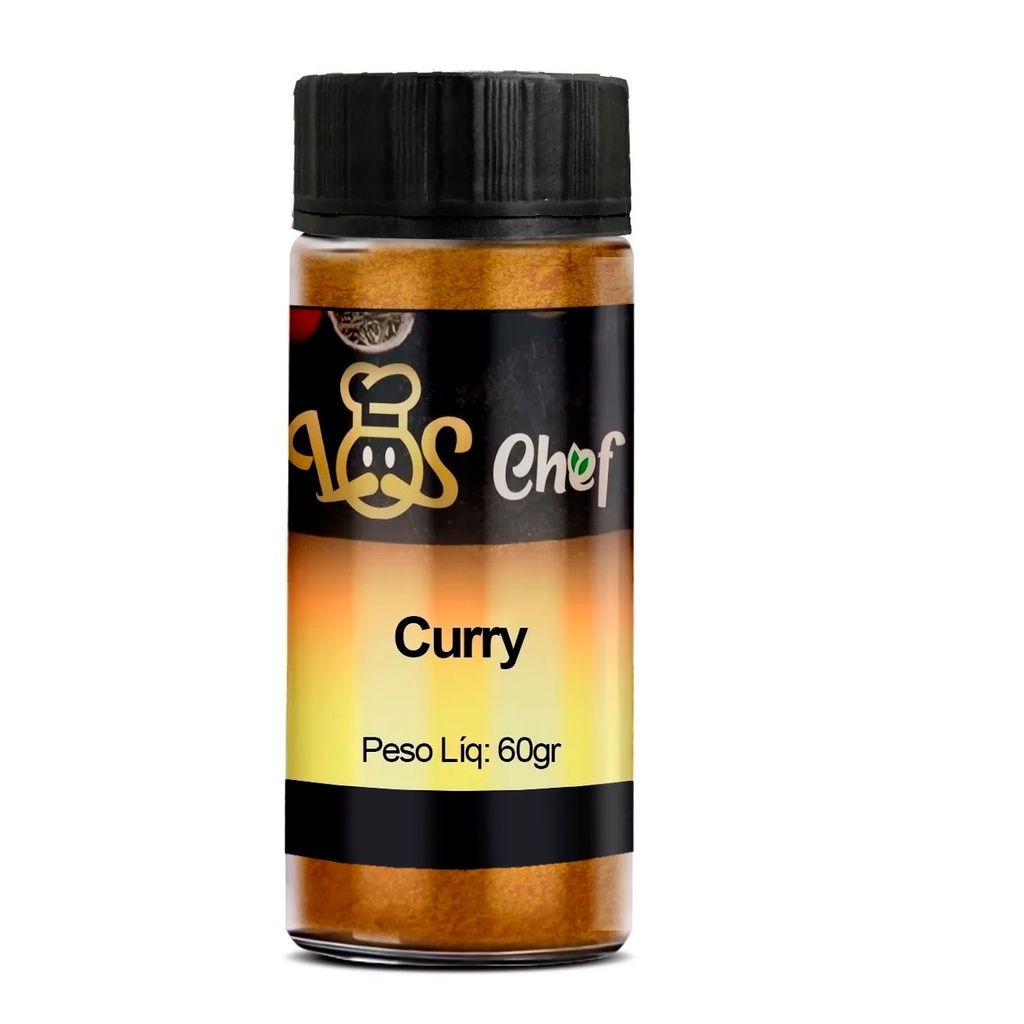 Tempero Curry No Pote Natural Premium Loschef | Shopee Brasil