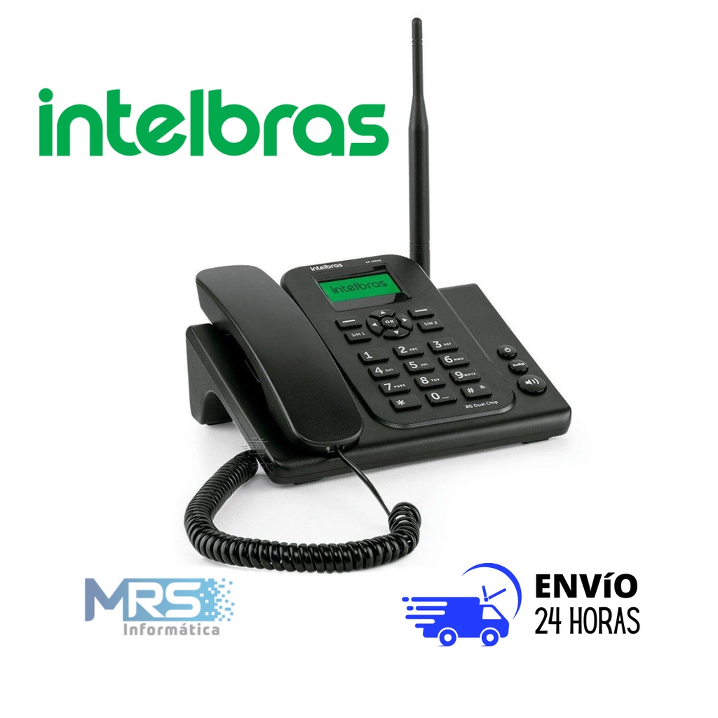 Telefone Celular Fixo Rural Intelbras 2 Chip Gsm Modelo Cf4202n ...