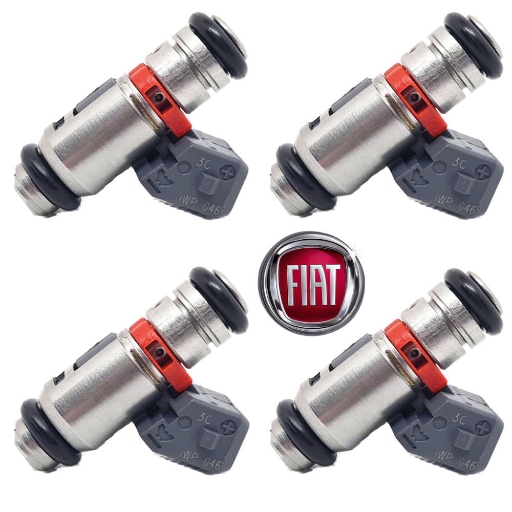 Kit 4 Bicos Injetores Fiat Strada Punto Palio Idea 1.4 Flex Iwp046 ...