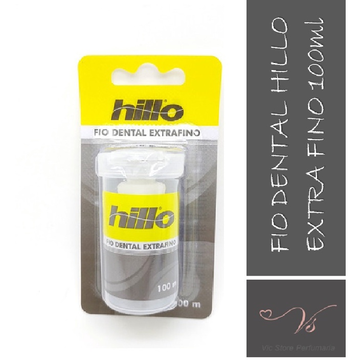 Fio Dental 100m Hillo Extrafino | Shopee Brasil