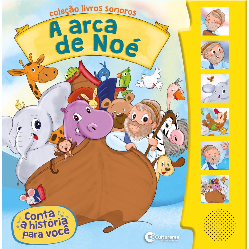 Livro Sonoro Com Narracao - Arca De Noe | Shopee Brasil