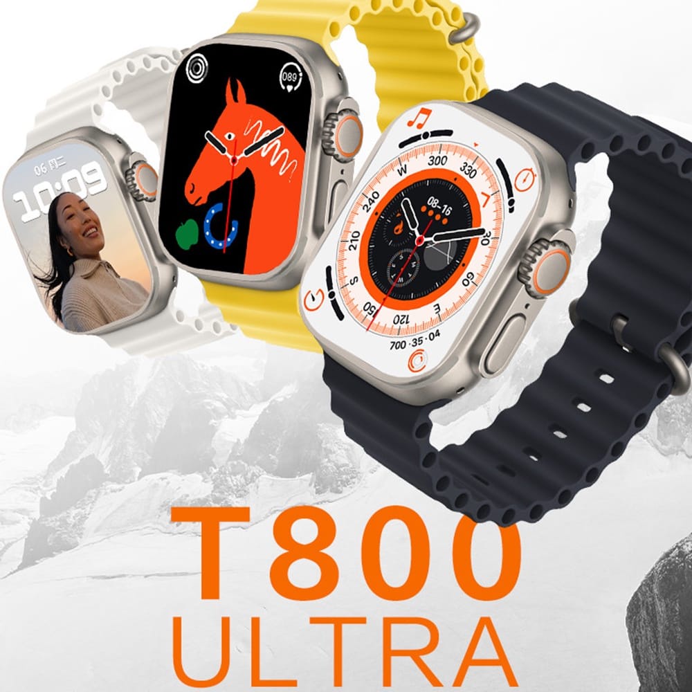 Smartwatch Ultra T800 Iwo Série 8 Relógio Com Bluetooth Chamada Modo ...